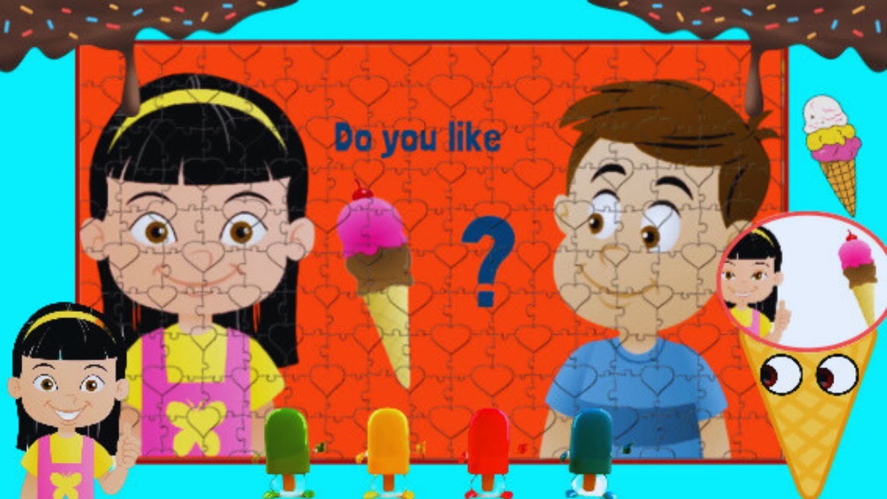 Do You Like Ice Cream ? Super Simple Songs Jigsaw Puzzle Game - YouTube