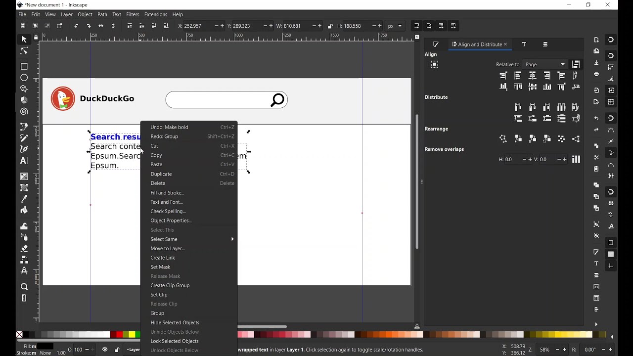 Design UI in Inkscape - YouTube
