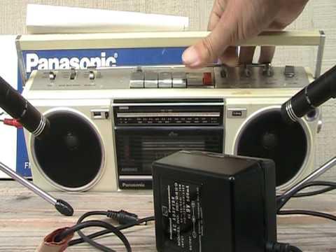 Panasonic RX-F20 Boombox Mini-Size - YouTube