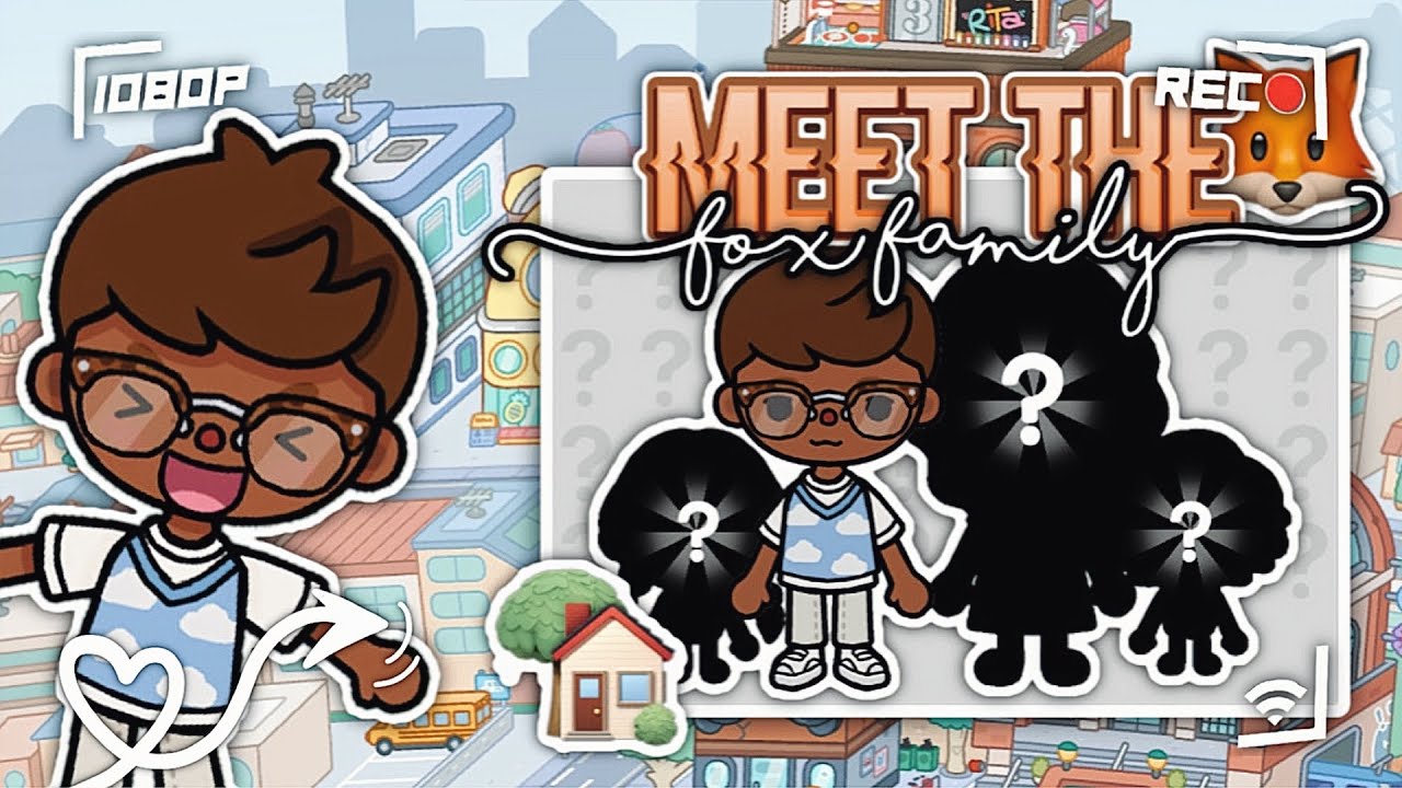 📣 Meet the Fox Family 🦊💕 || *NOT VOICED 🔇* || Toca Boca Life World 🌎 ...