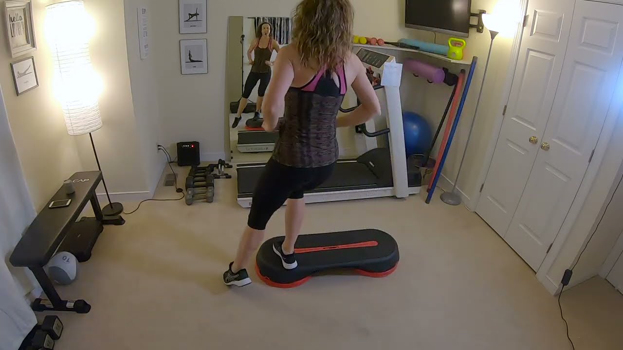 35 Minute Beginner/Intermediate Step Workout - YouTube