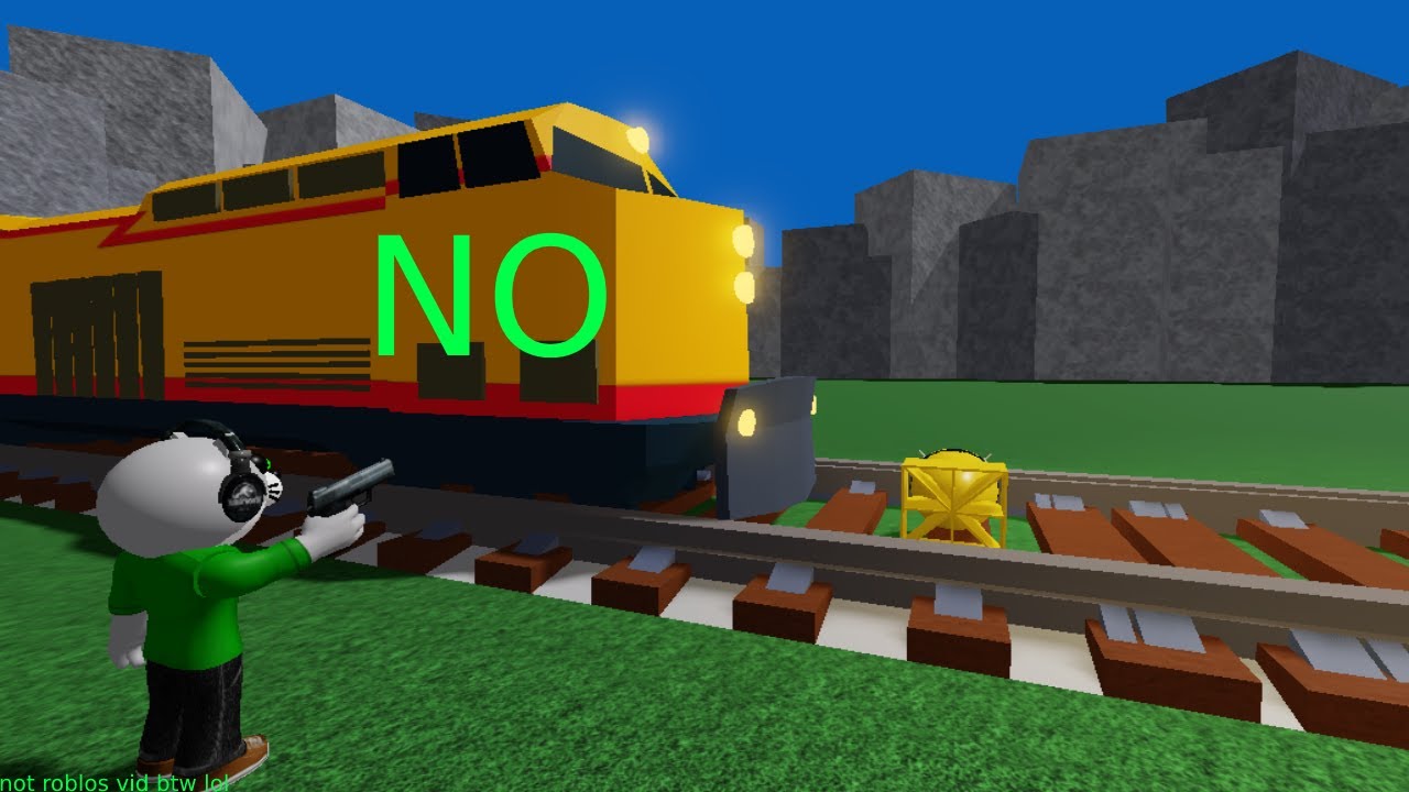 TRAIN WILL YOU STOP RUNNING OVER NUKES | GMod Train Map - YouTube