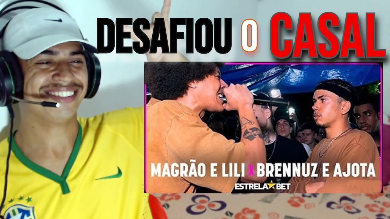 Vitor REACT - MAGRÃO e LILI x BRENNUZ e AJOTA | GRANDE FINAL | 86ª BATALHA DA NORTE - YouTube