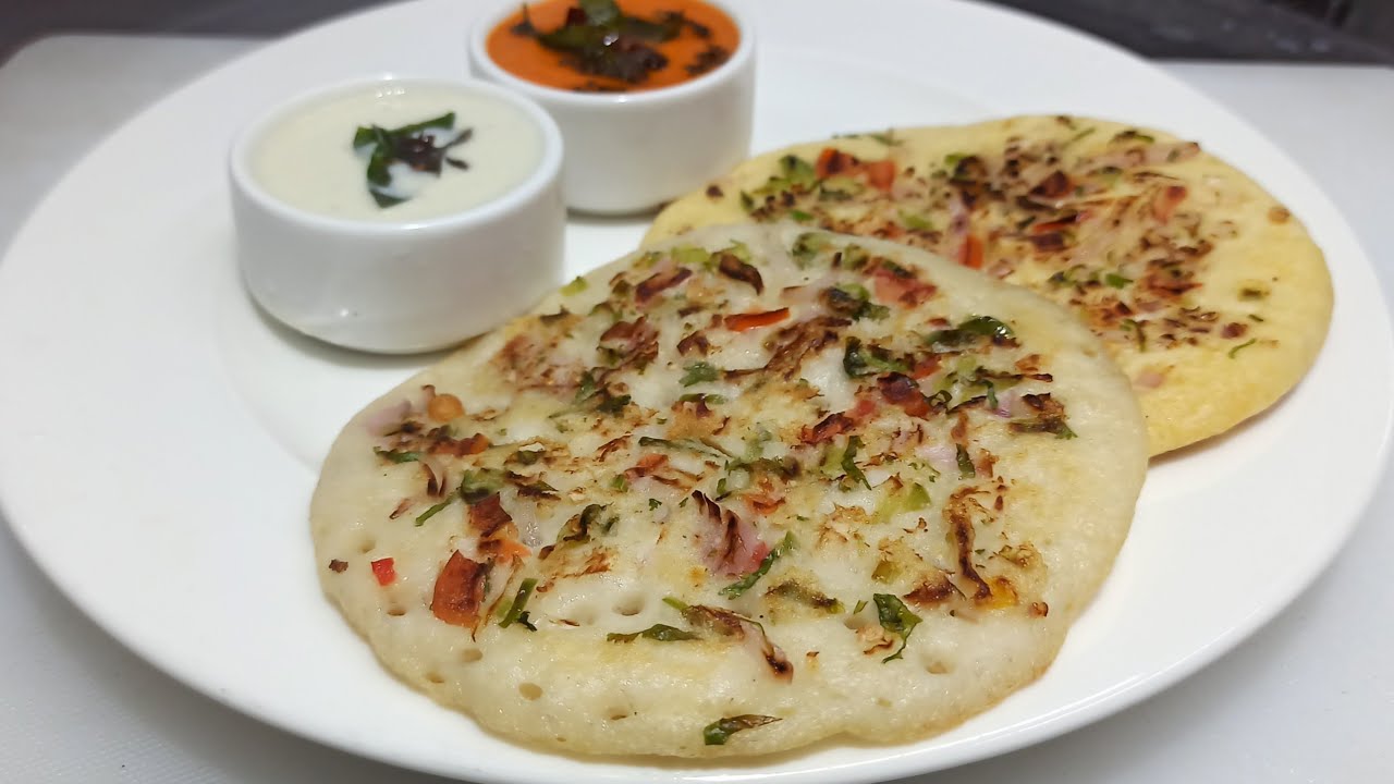 Masala Uttapam Recipe | मसाला उत्तपम रेसिपी | How to make Uttapam ...
