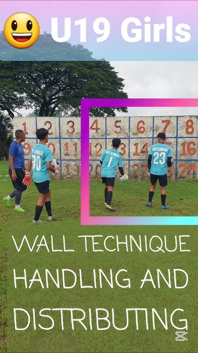 GK U19 Girls Ball Handling on the 1 to 24 Technique Wall #soccerglobe1 #goalkeeper #gktraining # ...