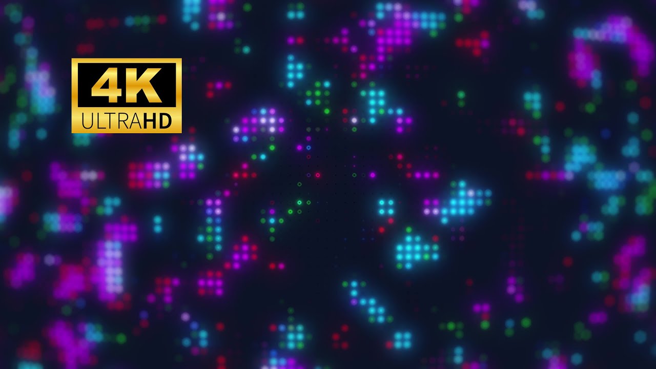 4K Digital Animated Background: 4,5 Hours of Blinking and Shimmering ...