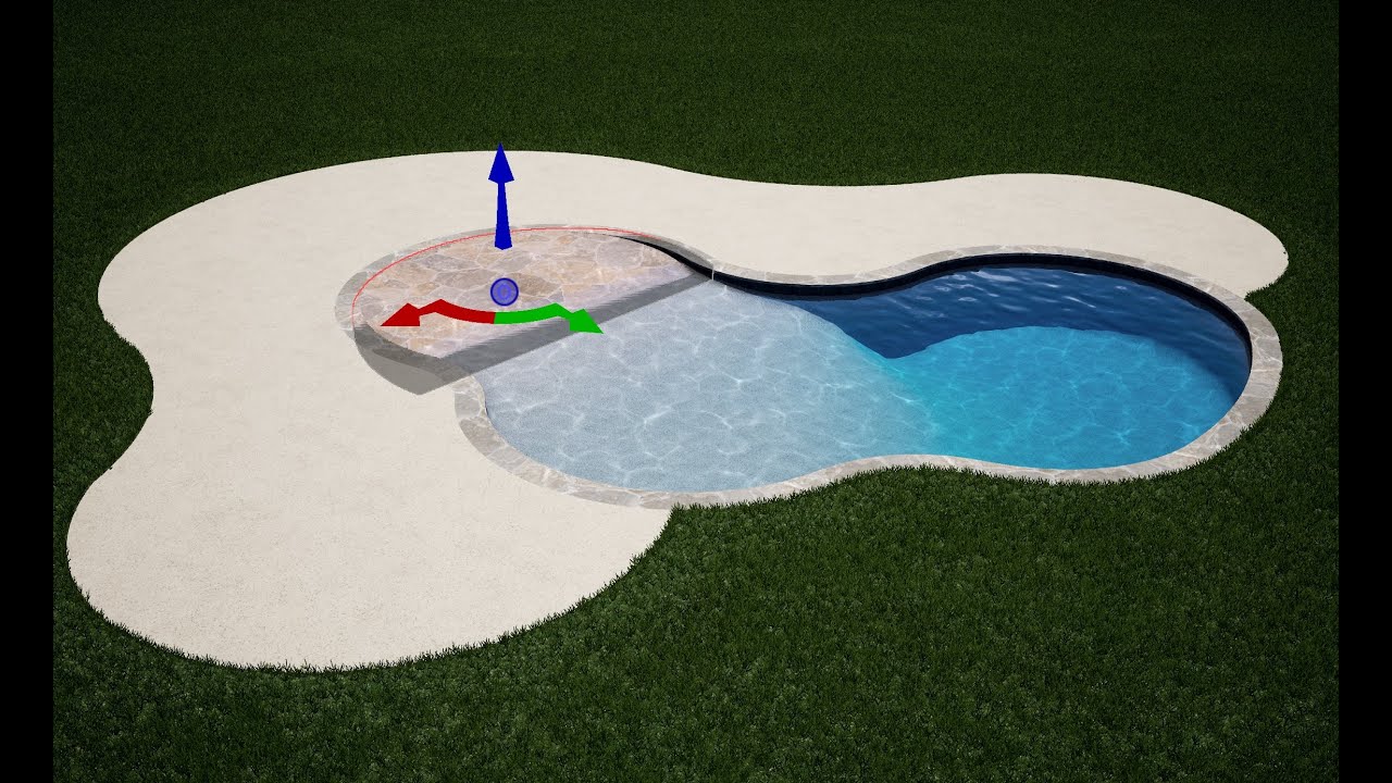 Structure Studios Beach Entry and Filler Flagstone method - YouTube