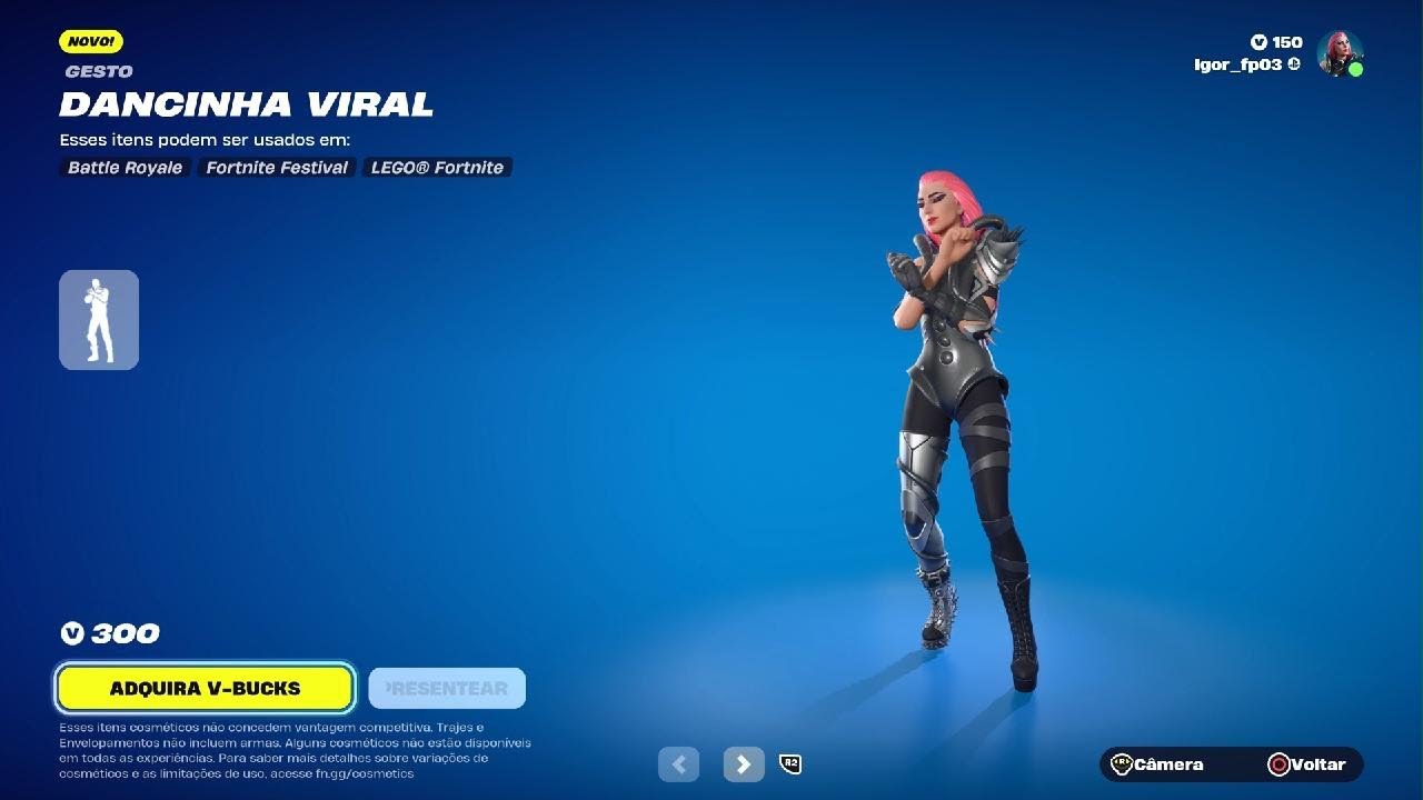 Fortnite Dançinha Viral - YouTube