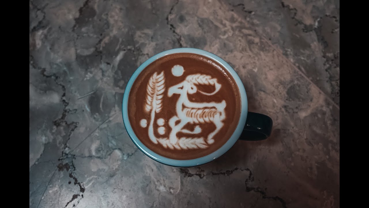 Let’s make some badass goat Latte Art - YouTube