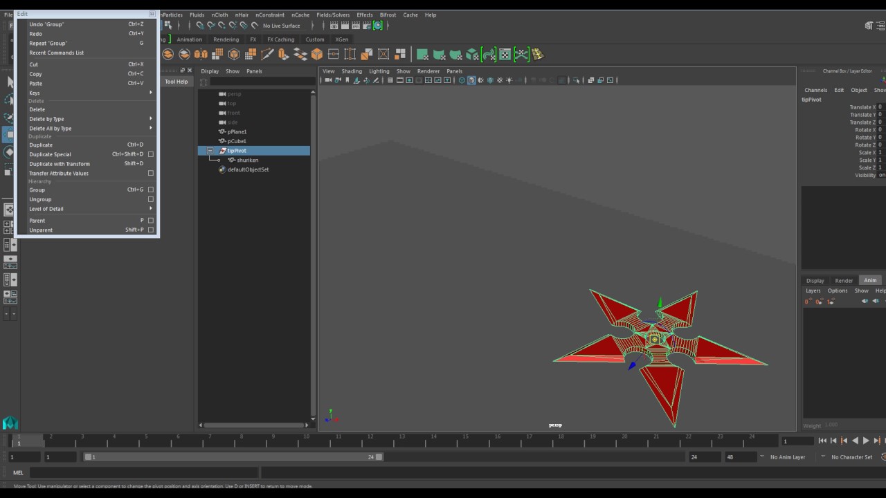 Maya Character Animation Multiple Pivot Point - YouTube