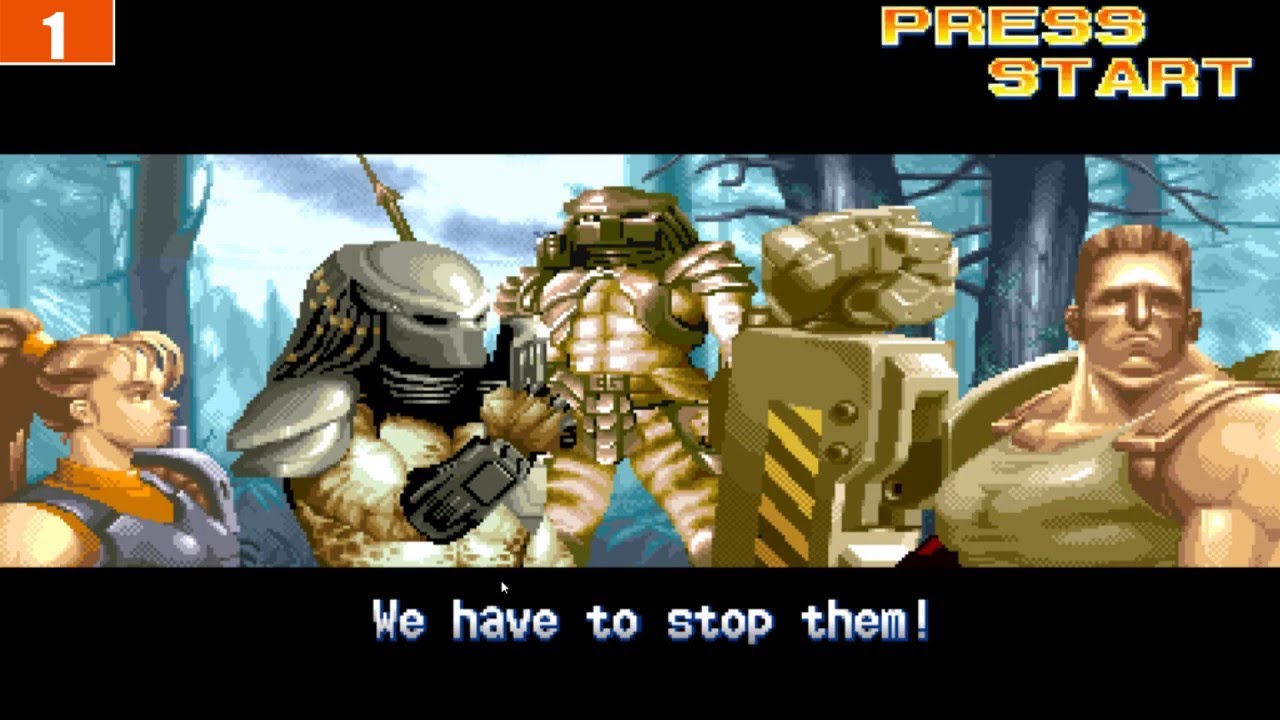 Alien vs Predator ARCADE LONGPLAY [5] - CAPCOM Alien vs. Predator Mame ...