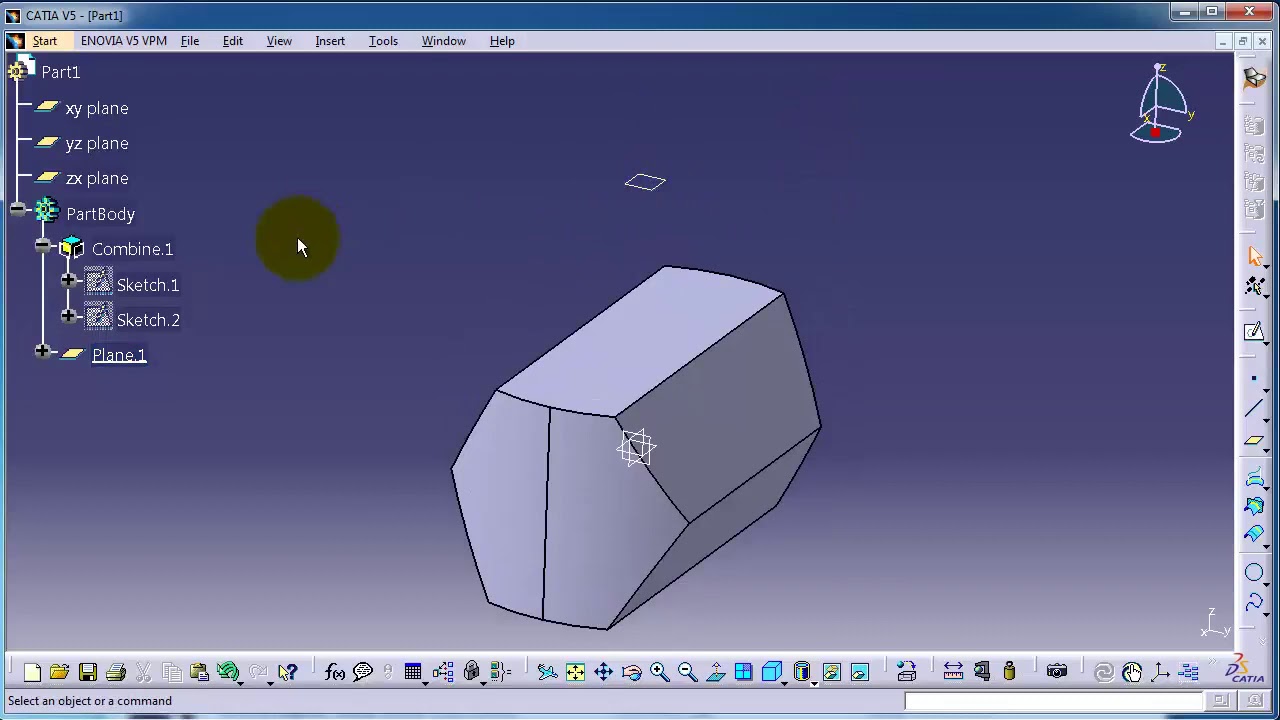 14 CATIA Beginner Tutorial- Inserting Reference Planes - YouTube