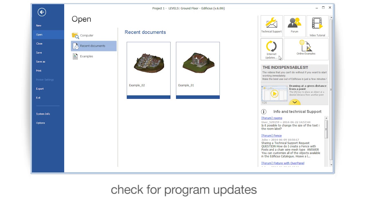Edificius Tutorial - The Edificius Home page - ACCA software - YouTube