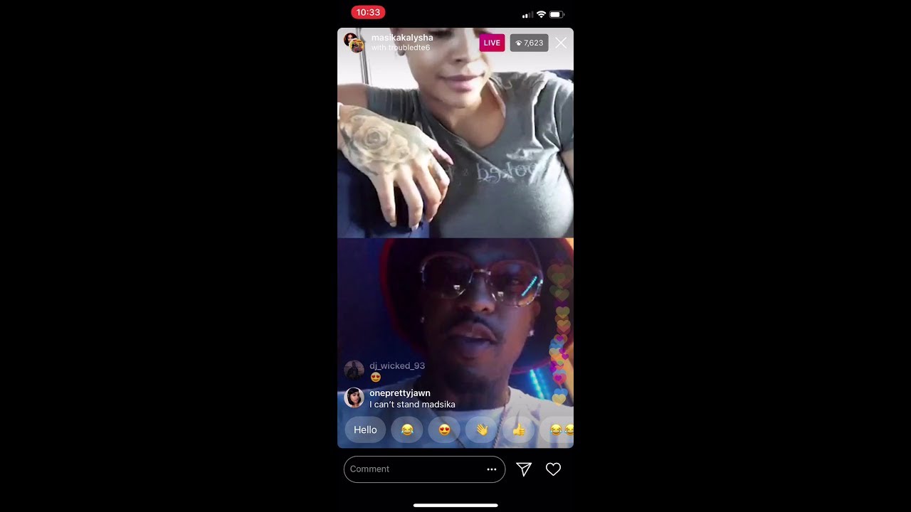 TroubleDTE on live with Masika Kalysha about her words about the ...
