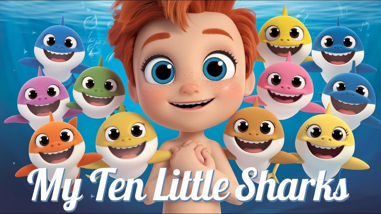 Ten Little Sharks, Top Fun Nursery Rhyme Every Kid Will Love! - YouTube
