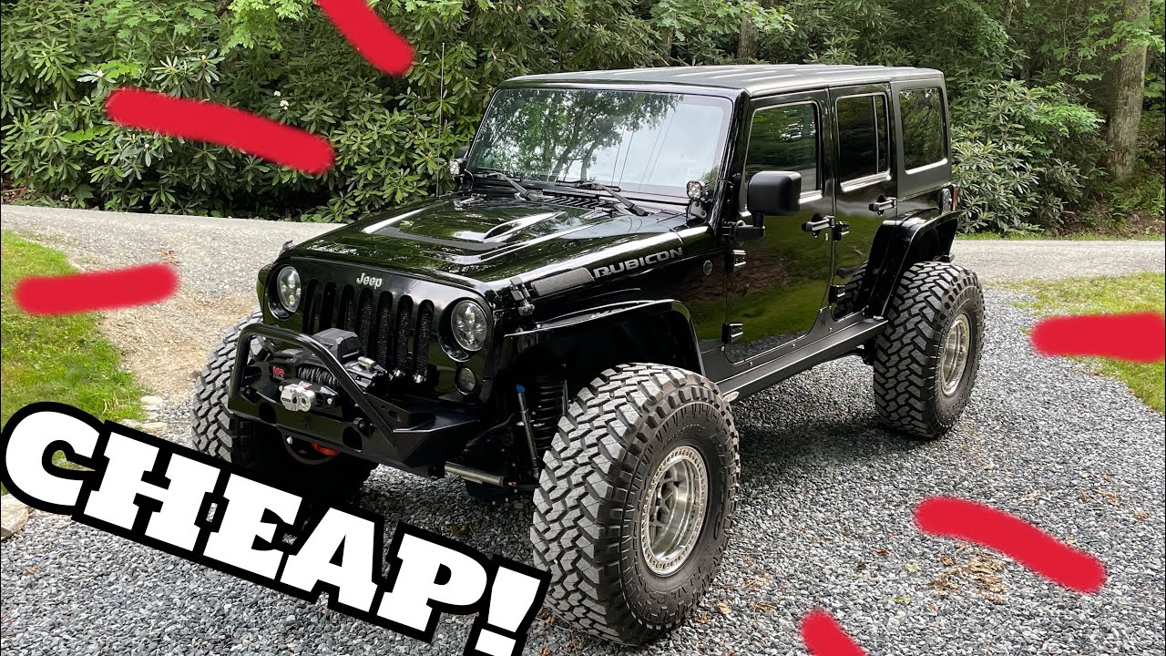 My CHEAP Built One Ton Swapped Jeep Wrangler | Walk Around - YouTube