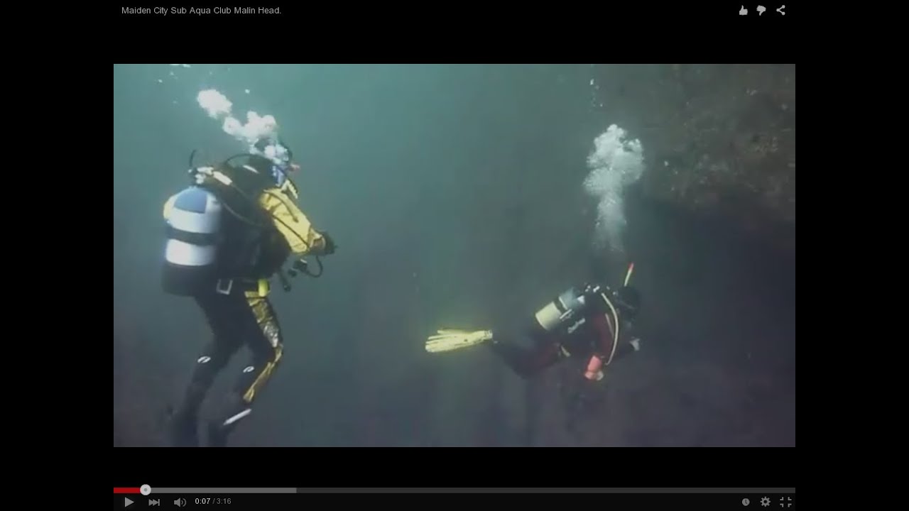 Maiden City Sub Aqua Club Malin Head. - YouTube