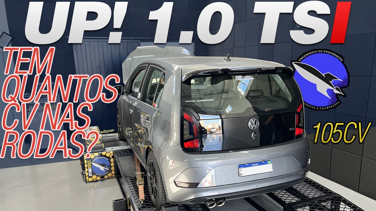 QUAL A POTÊNCIA REAL DE UM UP! TSI ORIGINAL E DEPOIS COM STAGE 2 ...