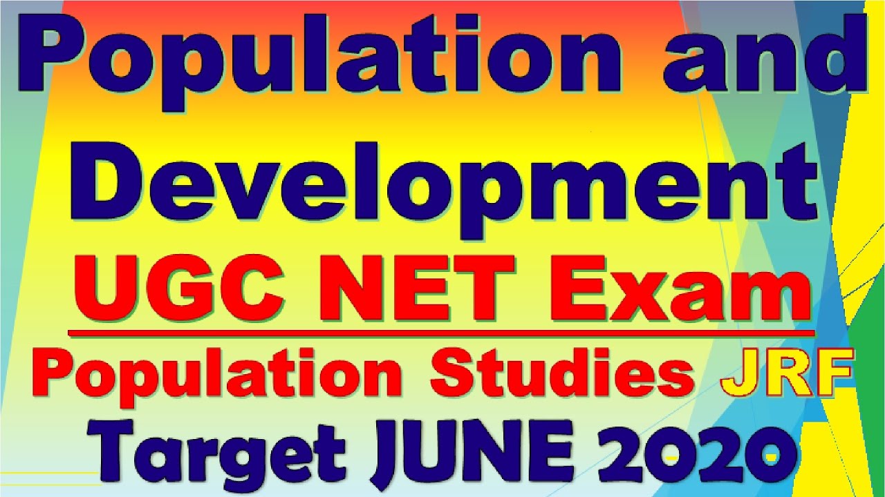 Population and Development: Question-Answer for UGC NET 2020 - YouTube