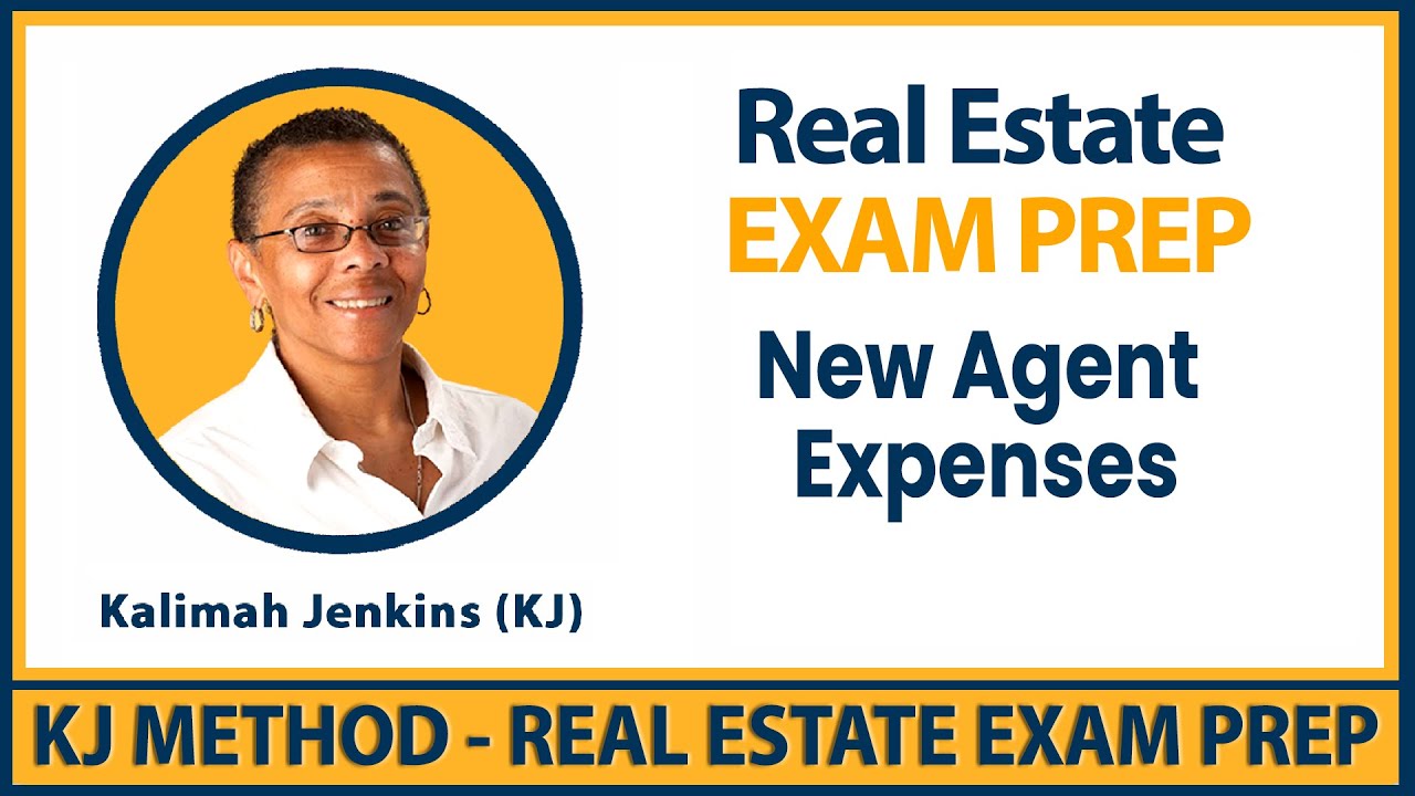 Real Estate EXAM Prep – New Agent Expenses - YouTube