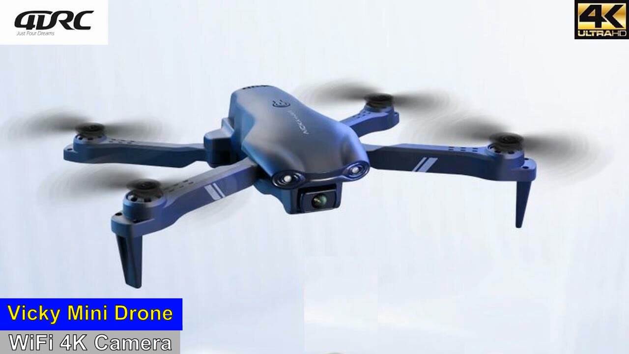 4DRC V13 Vicky Mini WiFi 4K Low Budget Drone – Just Released ! - YouTube