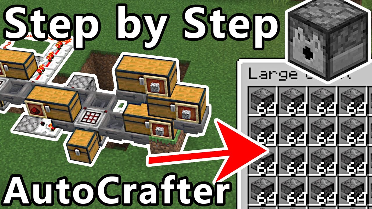 Step by step Dispenser Autocraft Tutorial | Minecraft 1.21 - YouTube