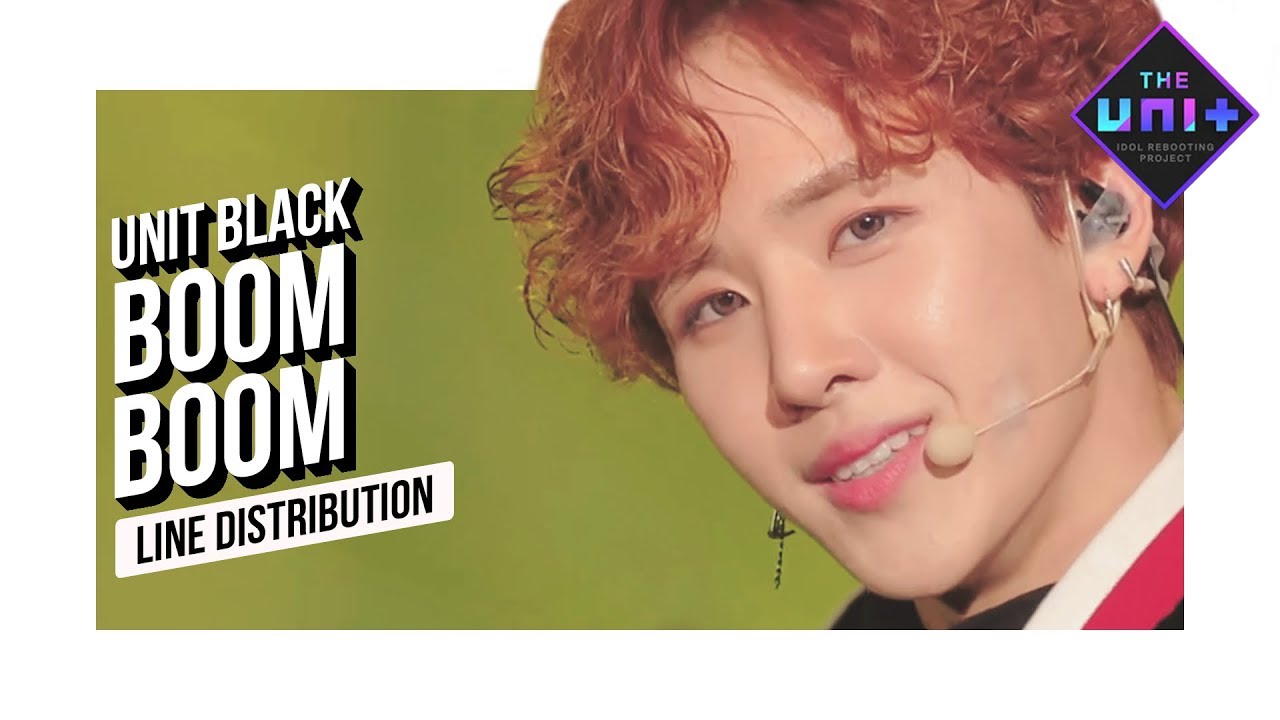 [THE UNIT] UNIT B BLACK - Boom Boom Line Distribution (Color Coded ...