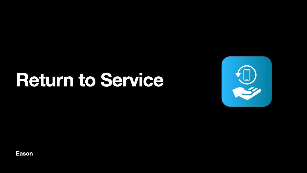 Return to Service：iPad / iPhone 重置的最佳解決方案 - YouTube