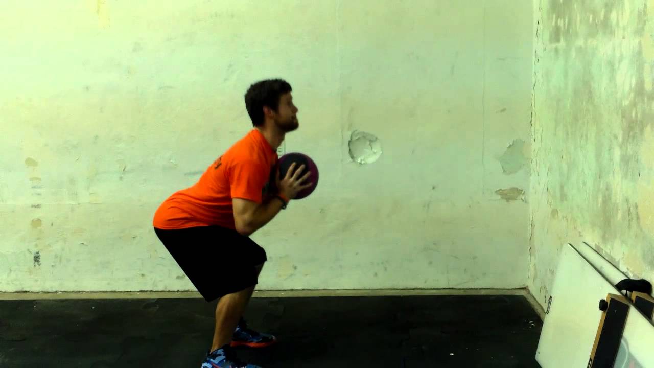 Medicine Ball Circuit No. 4: MB Squat Chest Pass - YouTube