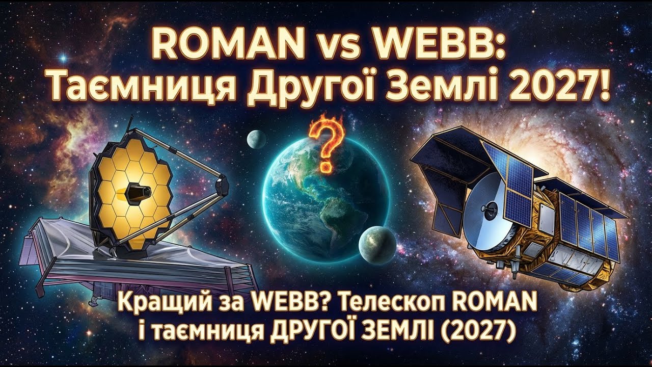 Кращий за WEBB? Телескоп ROMAN і таємниця ДРУГОЇ ЗЕМЛІ (2027) - YouTube