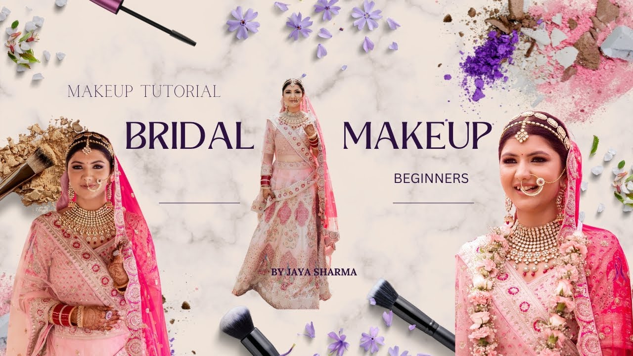How to do Natural bridal makeup | step by step beginners makeup ...