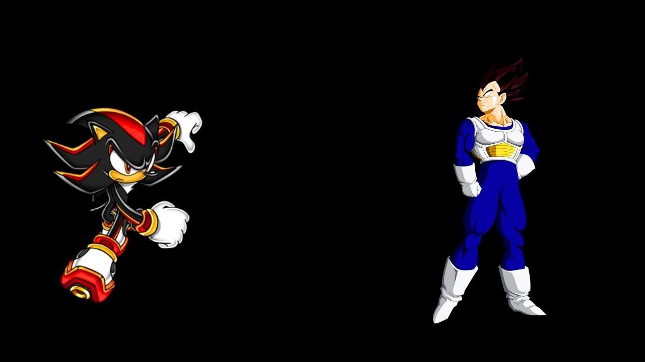 Shadow vs Vegeta (Sonic vs Dragon ball) - YouTube