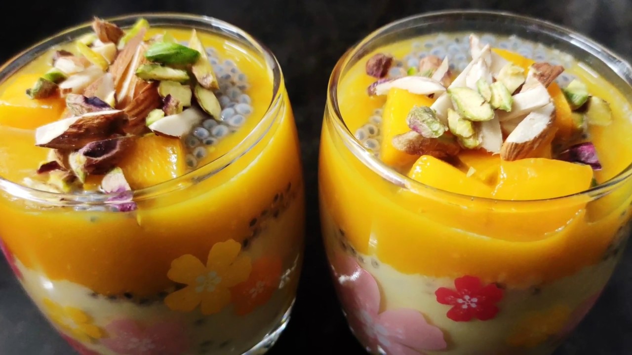 Mango Sabja Delight || Yummy & Delicious Mango Delight || Summer ...