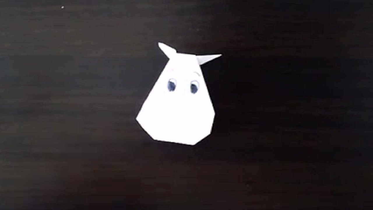 ムーミン 折り紙 moomin origami - YouTube
