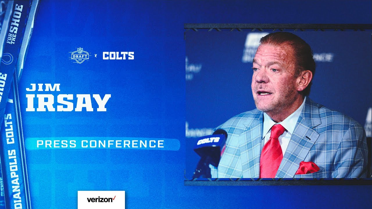April 29, 2023 | Owner/CEO Jim Irsay Draft Press Conference - YouTube