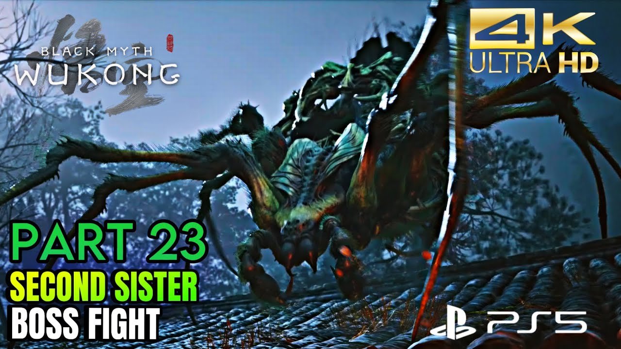 BLACK MYTH WUKONG - CHAPTER 4 ROSY CHEEKS GREY HAIR | SECOND SISTER ...