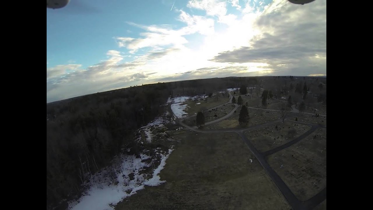 Dover Cemetery Aerial View - YouTube