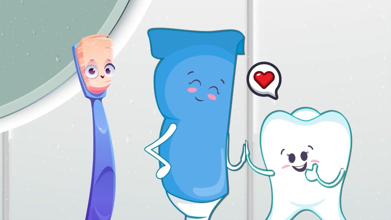 How To Brush Your Teeth | Brushing Teeth Animation For Kids | Dental ...