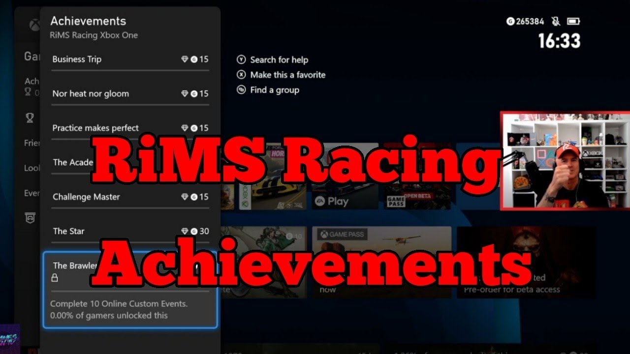 RiMS Racing Achievement & Trophy List Shown - YouTube
