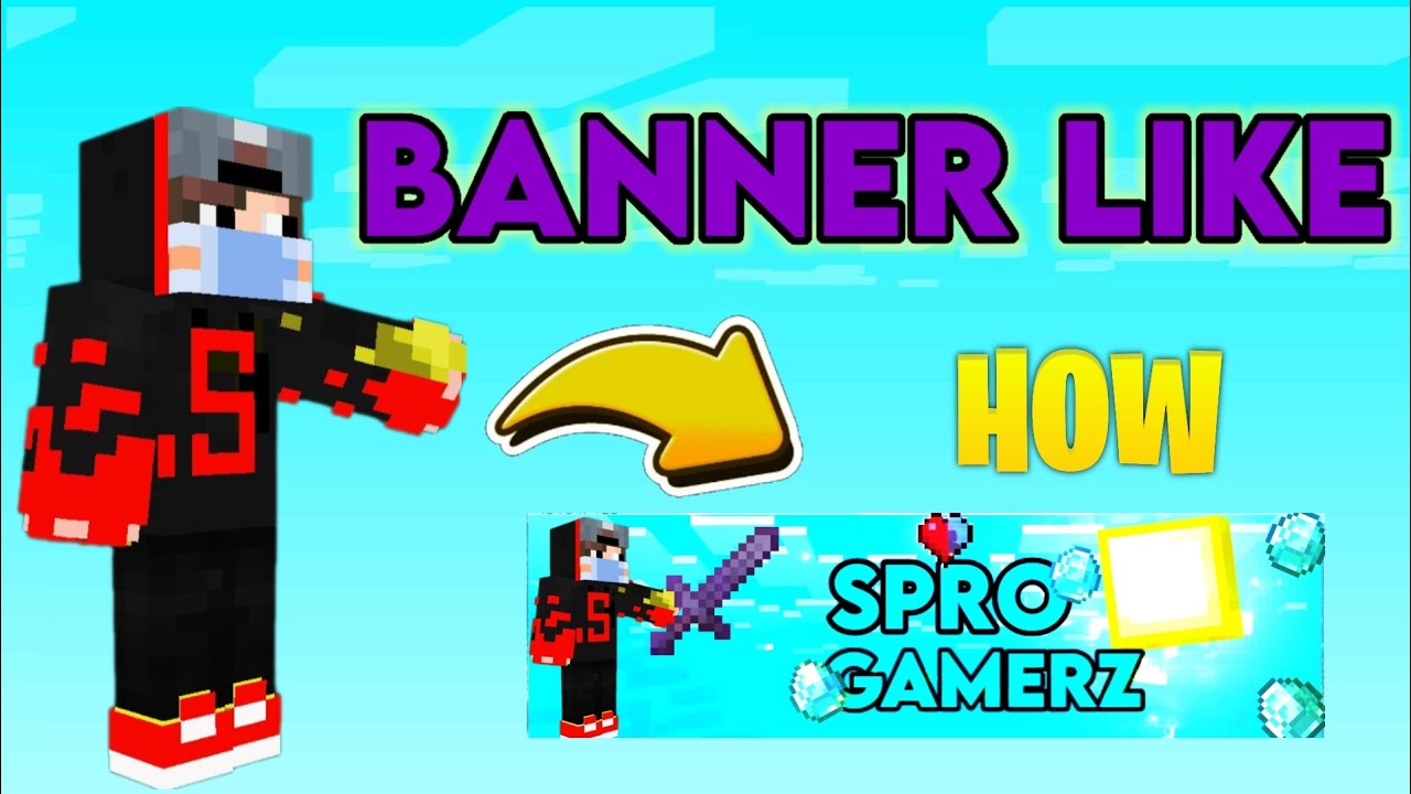 CREATE Your AMAZING Minecraft YouTube Channel Banner! - YouTube