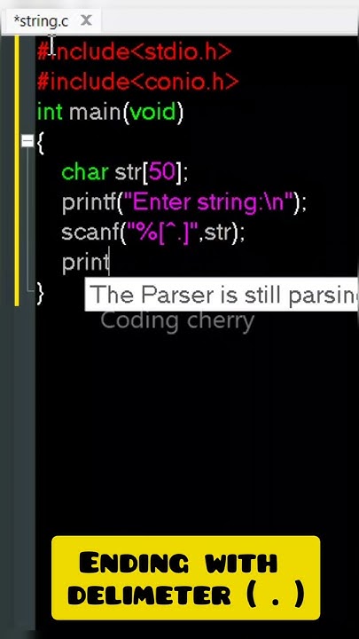 Reading multi line string using Scanf. - YouTube