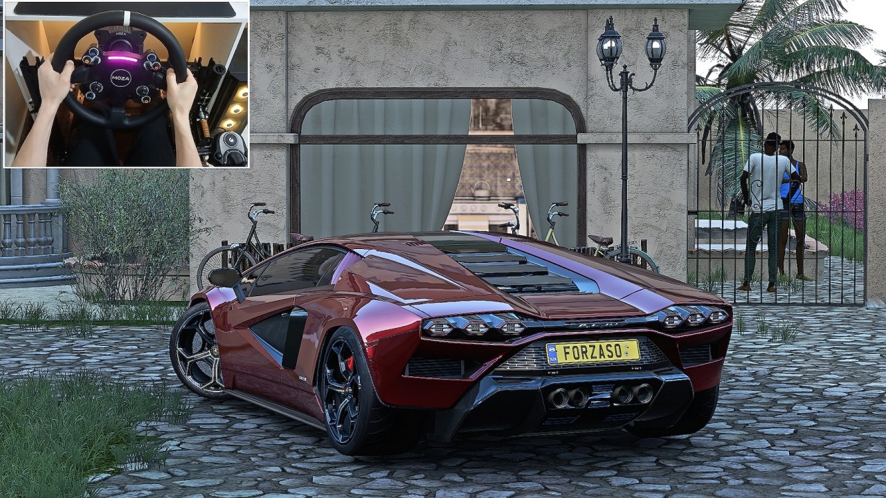 Lamborghini Countach LPI 800-4 | Forza Horizon 5 | MOZA R9 Gameplay ...
