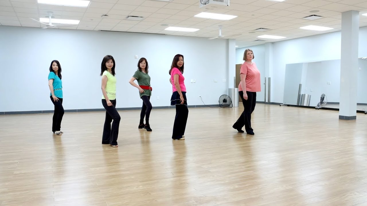 Samba Whisper - Line Dance (Dance & Teach in English & 中文) - YouTube