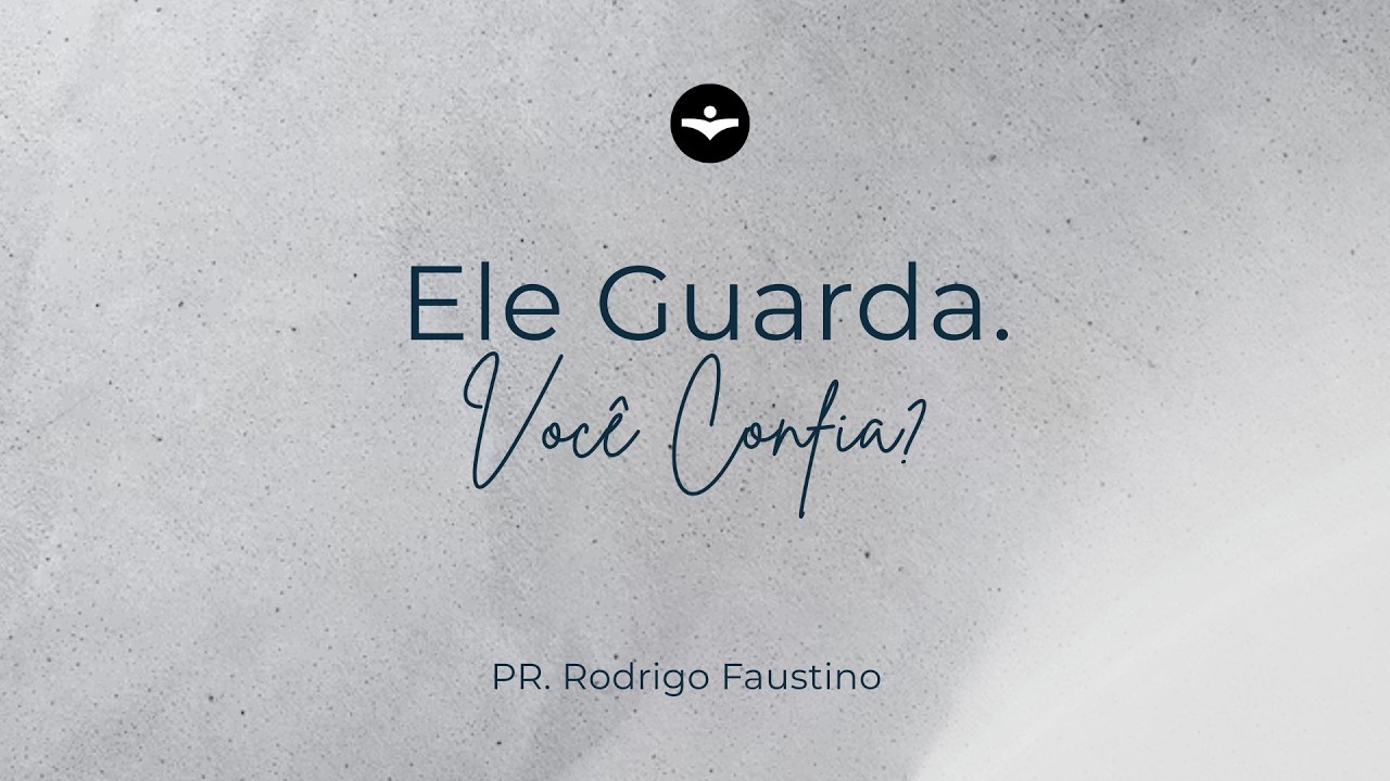 ELE GUARDA, VOCÊ CONFIA? - Rodrigo Faustino - YouTube