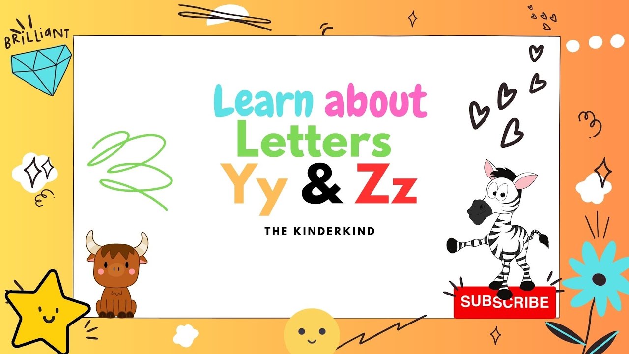 Letters Y and Z | Learn the Alphabet | Learn ABCs | Kindergarten ...