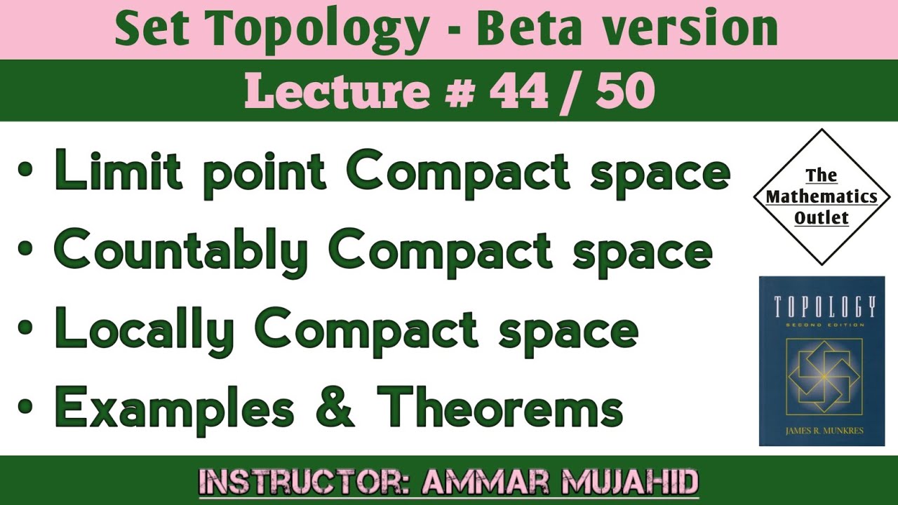Countably Compact set | Locally Compact set | Examples | Set Topology ...