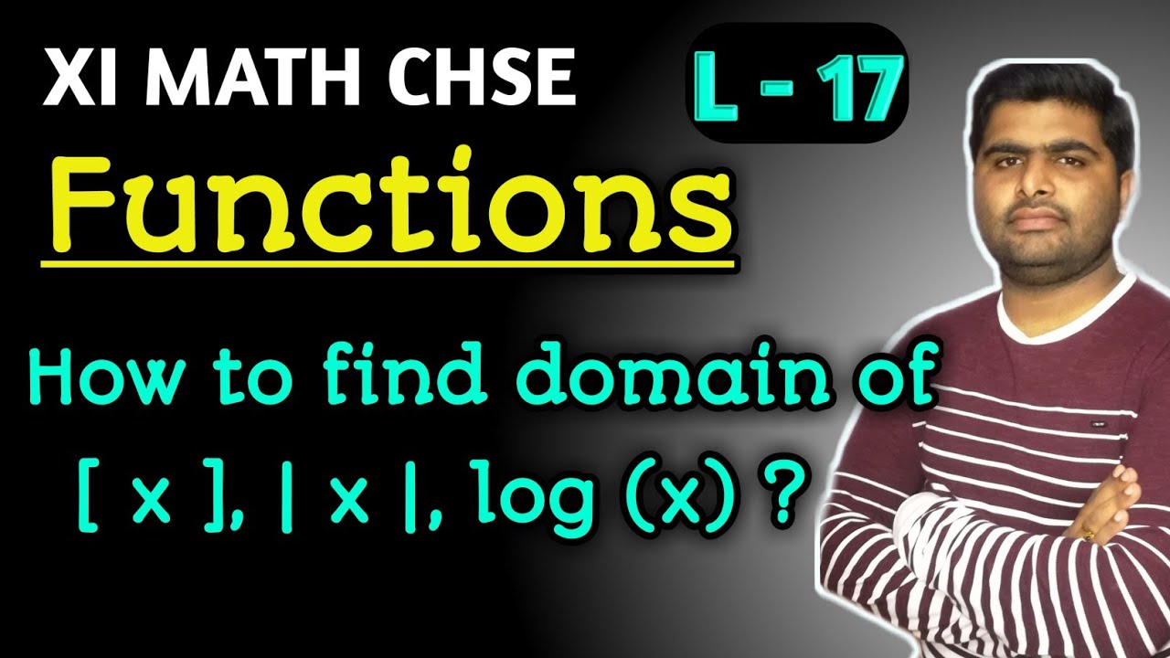 How To Find Domain Of x x Log x Relation And Function Class