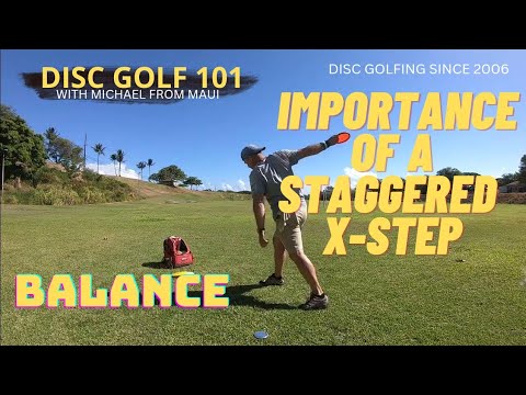 IMPORTANCE OF A STAGGERED X-STEP // DISC GOLF 101 - YouTube