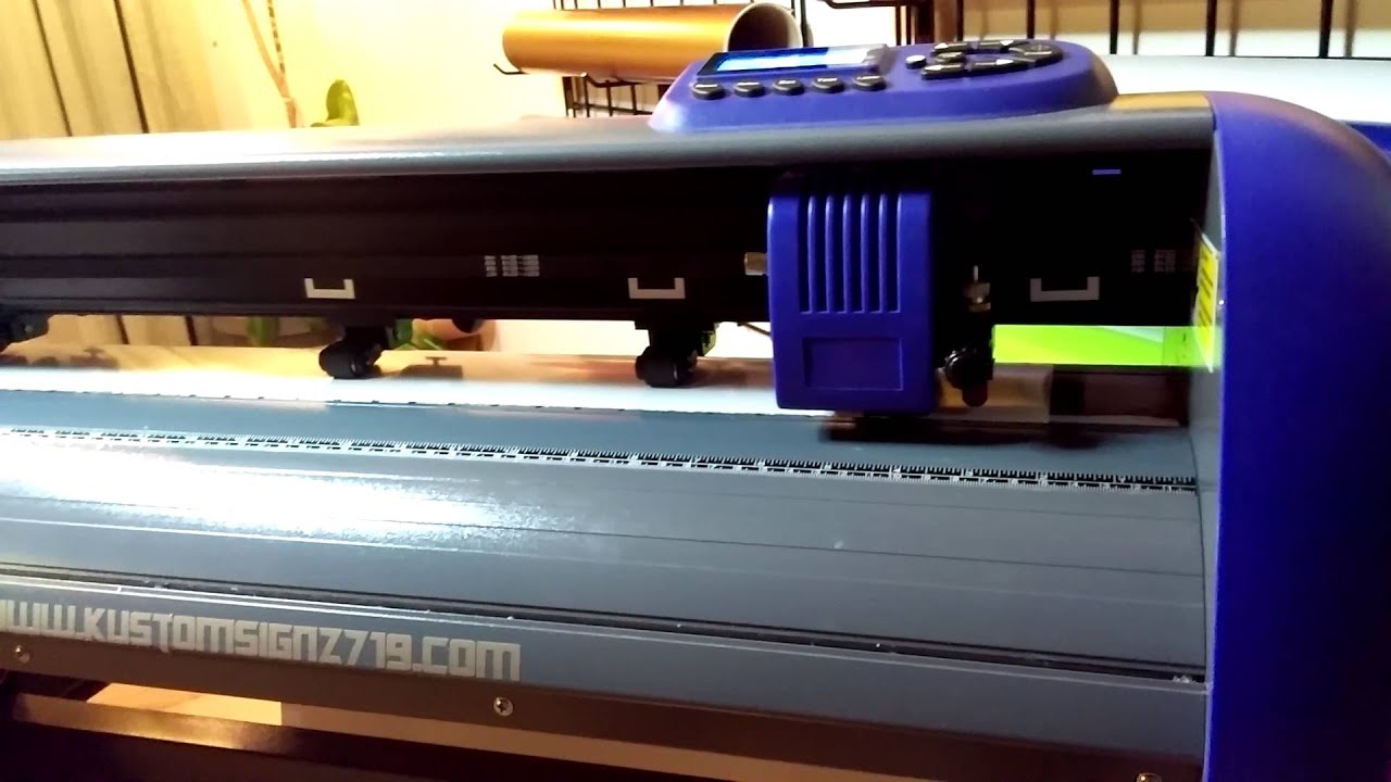 Titan 3 vinyl cutter review 2015 kustom signz 719 - YouTube