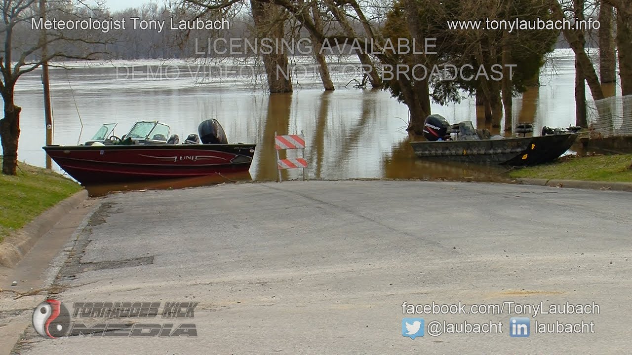 Major Ohio River Flooding in Southern Illinois - 3/22/2015 ...